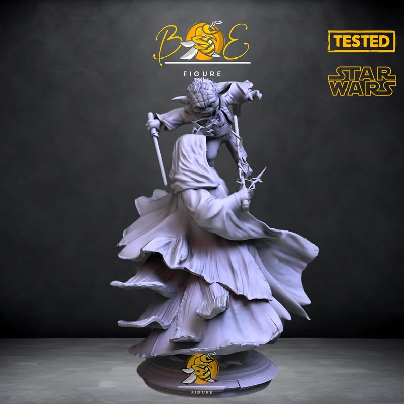 Star Wars Darth Sidious Vs Yoda 3D Print STL File - Etsy