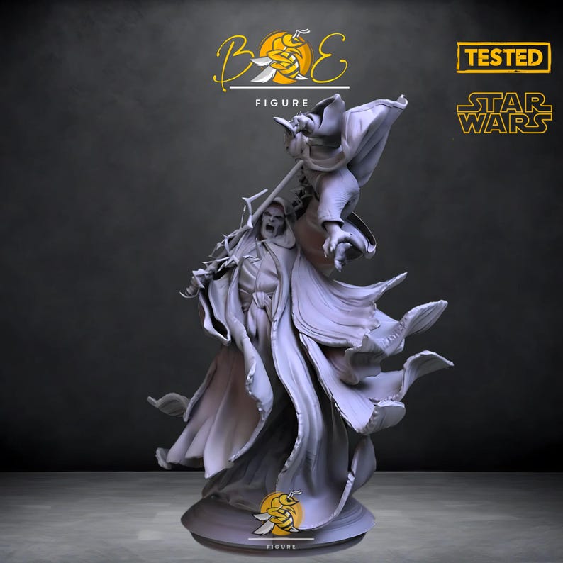 Star Wars Darth Sidious Vs Yoda 3D Print STL File - Etsy