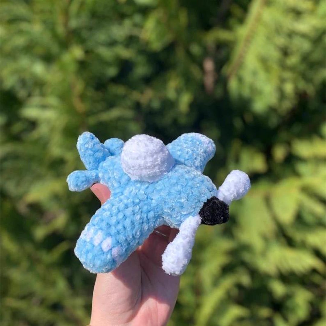 CROCHET AIRPLANE PATTERN, Plush Plane Toy Amigurumi Pattern, Crochet ...