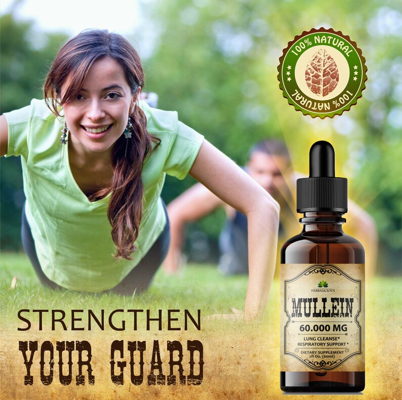 Mullein Leaf Extract 2 Oz | Herbal Tincture | Alcohol-free Botanical ...