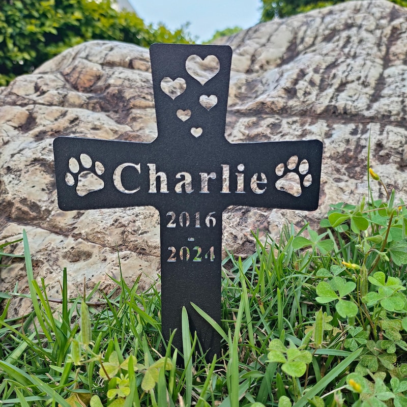 Dog Grave Marker Crosses - Etsy UK