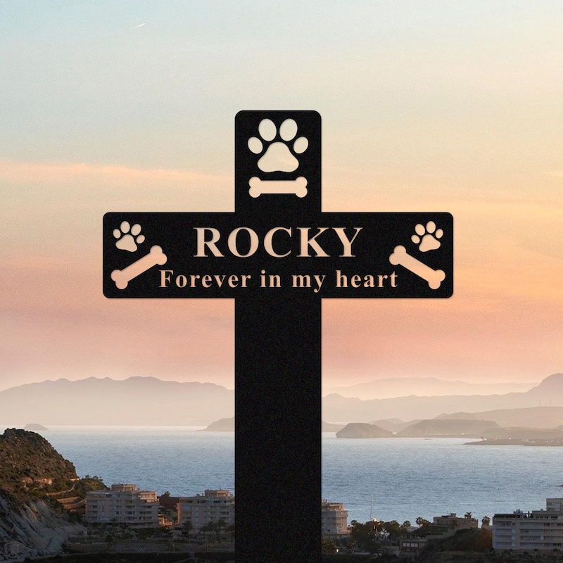 Cross for Yard Memorial - Etsy