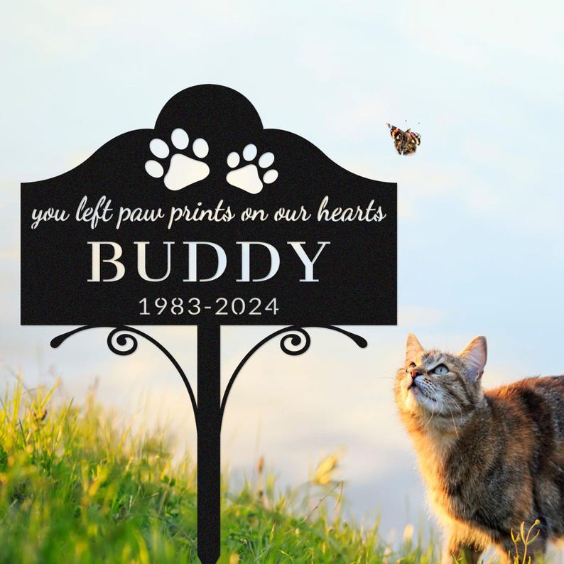 Custom Pet Memorial Stake,dog Memorial Garden Stake,personalized Metal ...