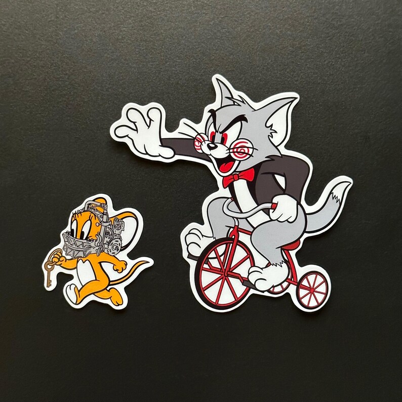 Horror Puppet Parody 90s Cartoon Sticker Set for Horror Movie Fans - Etsy