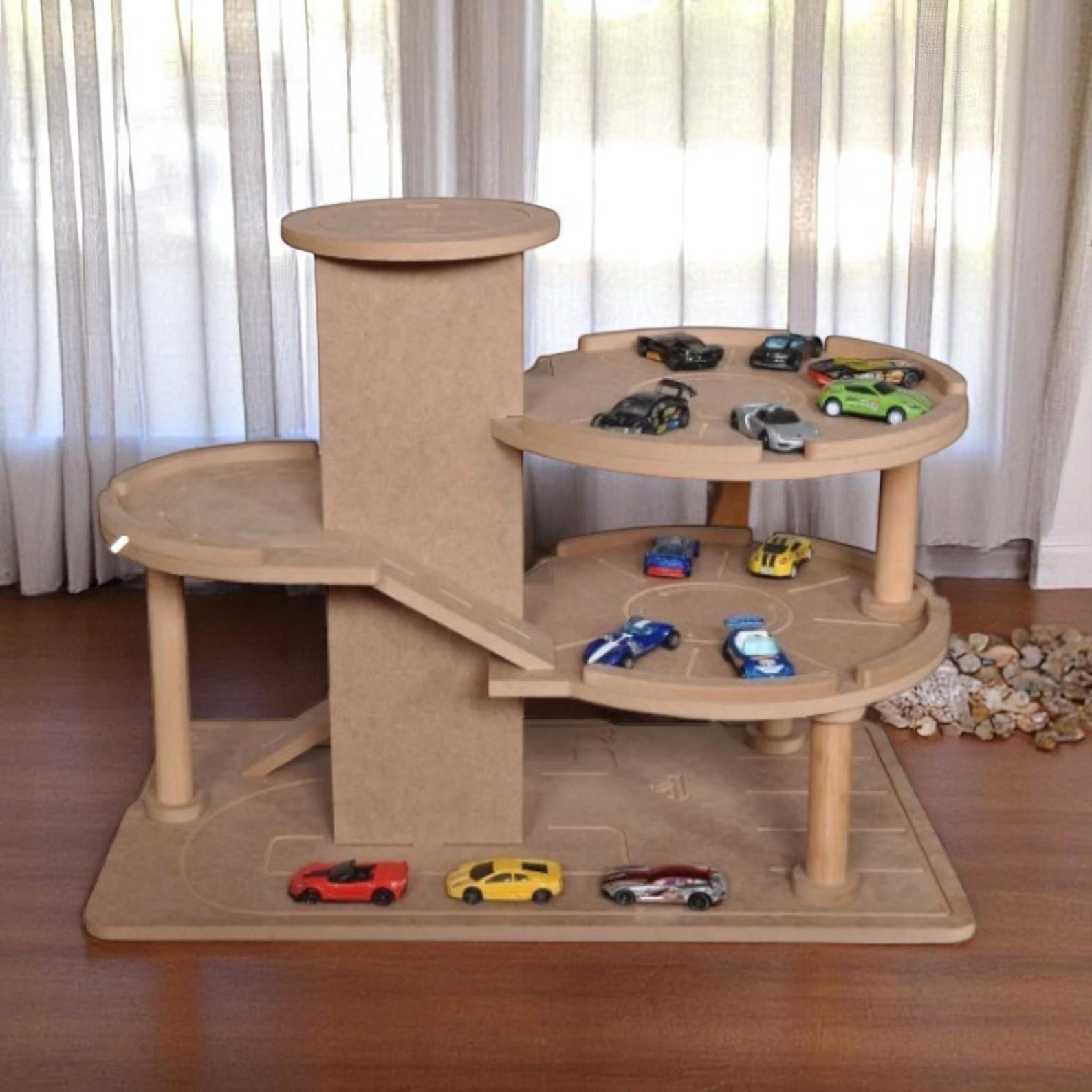 Wooden Multi-storey Car Park Garage Toy - Etsy