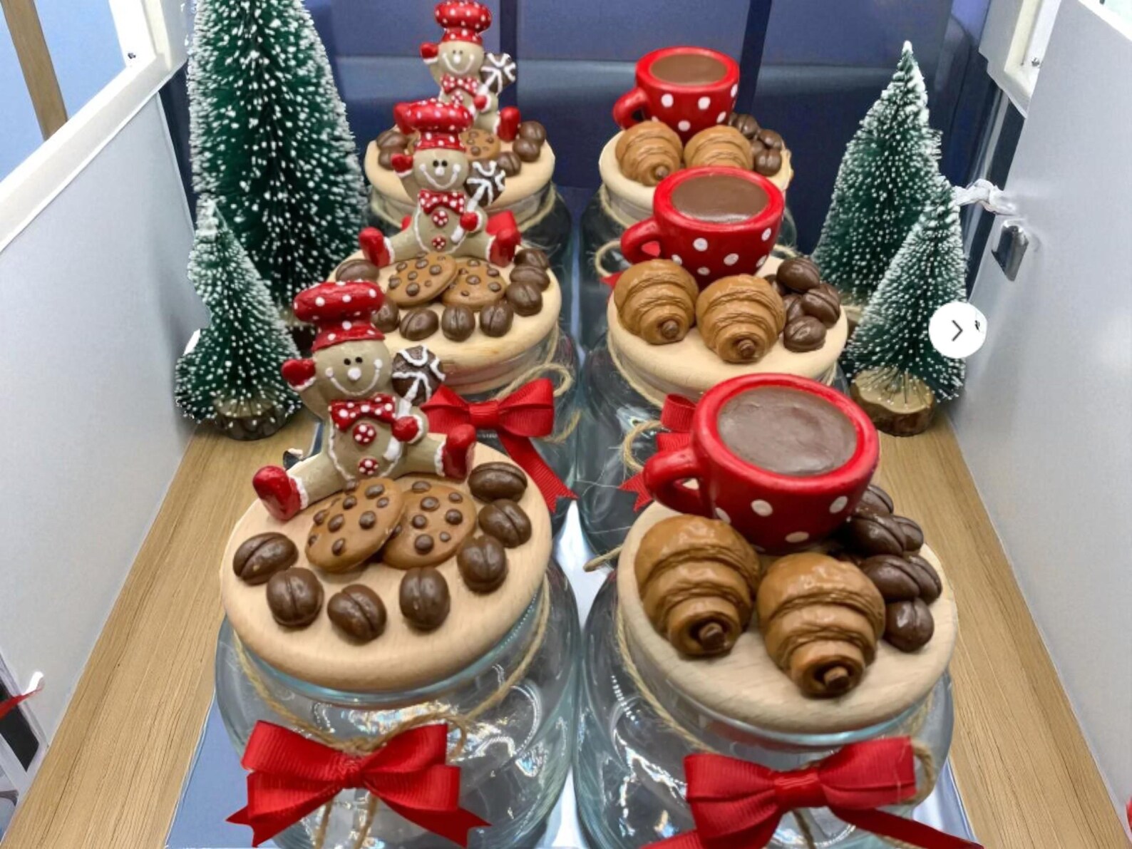 Christmas Cookie Jar Set: Festive Kitchen Decor (500ml) - Etsy