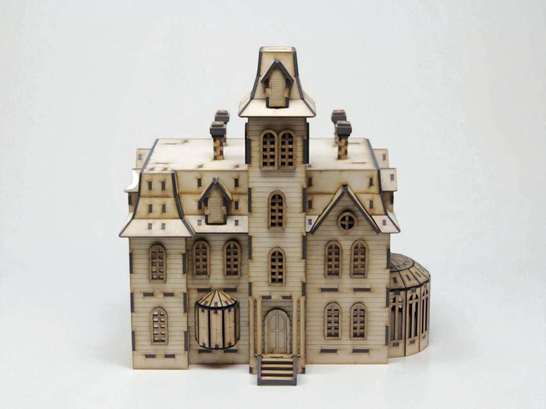 Gothic Wooden House Model – 3D Puzzle Kit, DIY Architecture Gift - Etsy