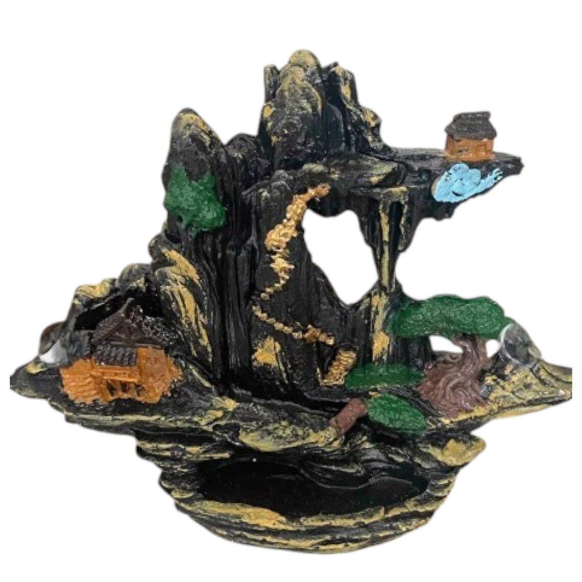 Mountain Waterfall Backflow Incense Burner (length 17 Cm, Width 28 Cm ...