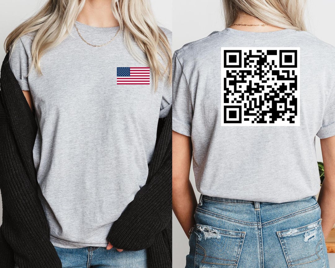 Viral Trump Dance QR Code Shirt,trump Dance Prank,funny QR President ...