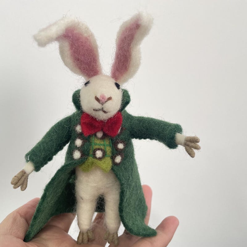 Felt Decorations Rabbit - Etsy