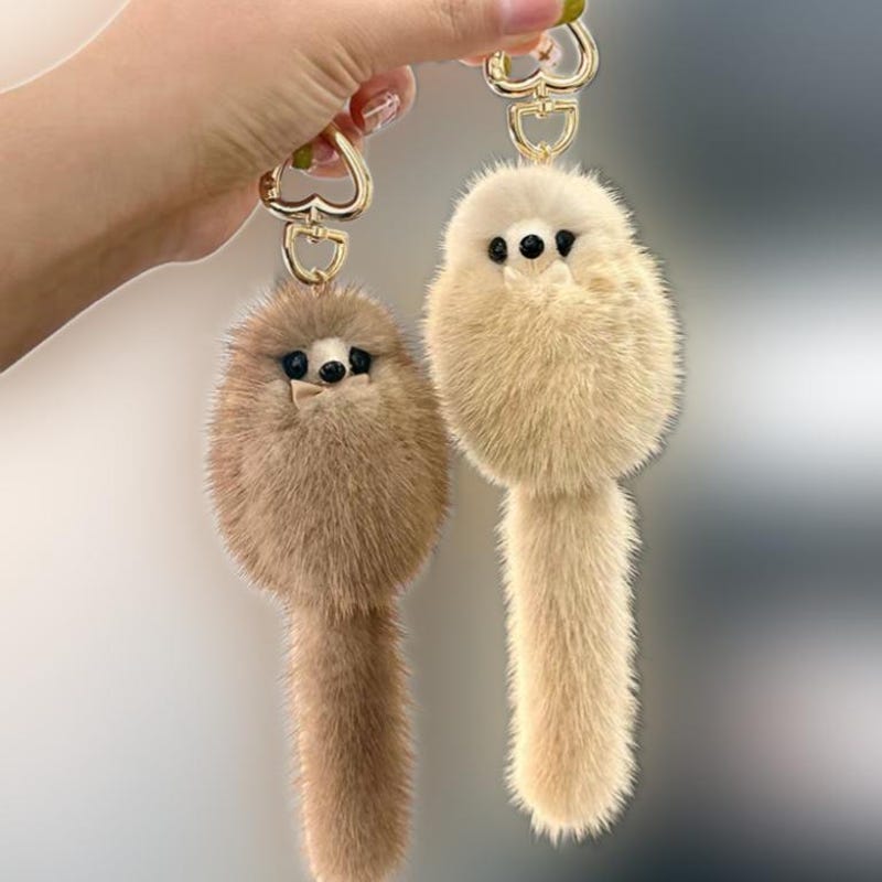 Fox Plush Bag Keychain - Etsy