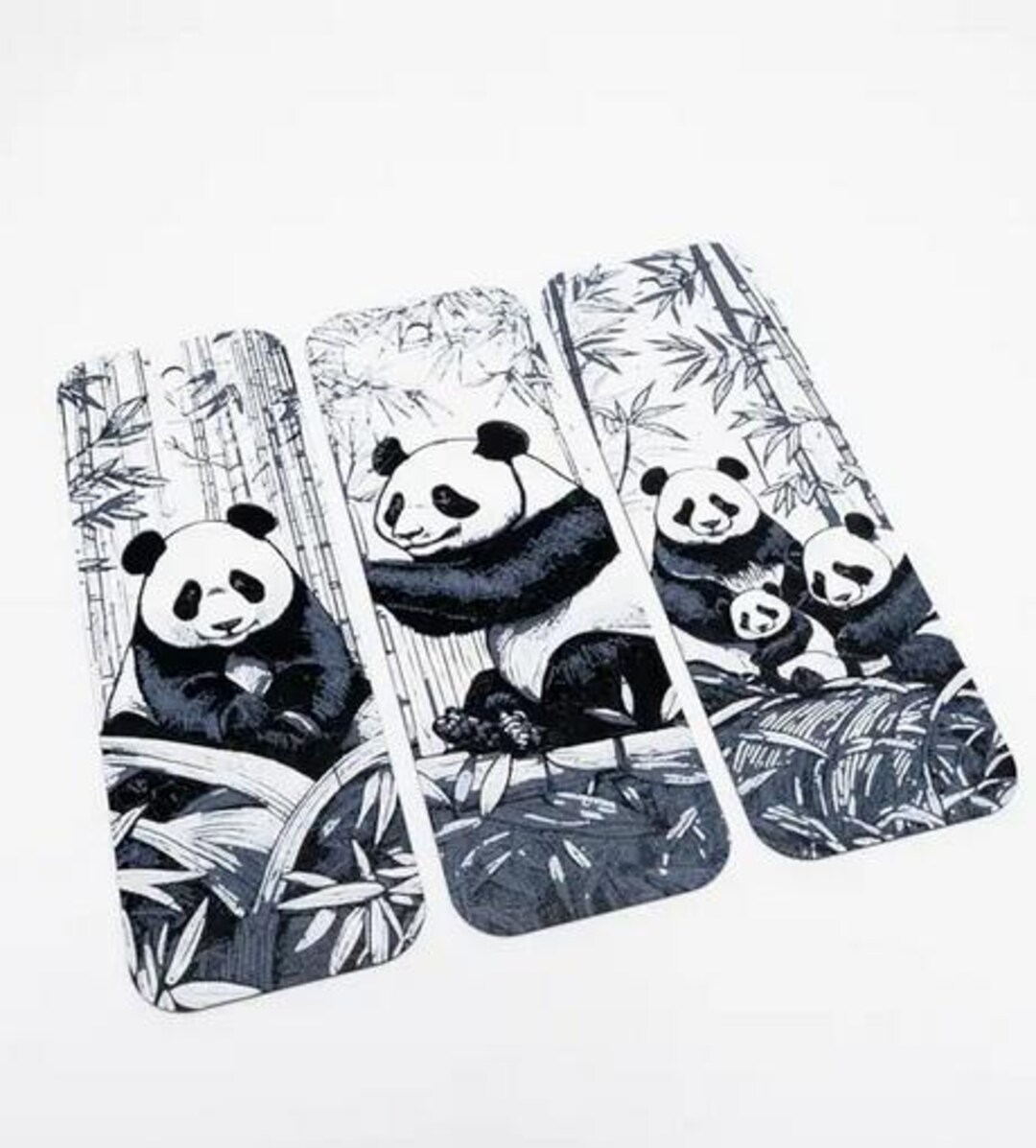 Giant Panda Bookmarks - Etsy
