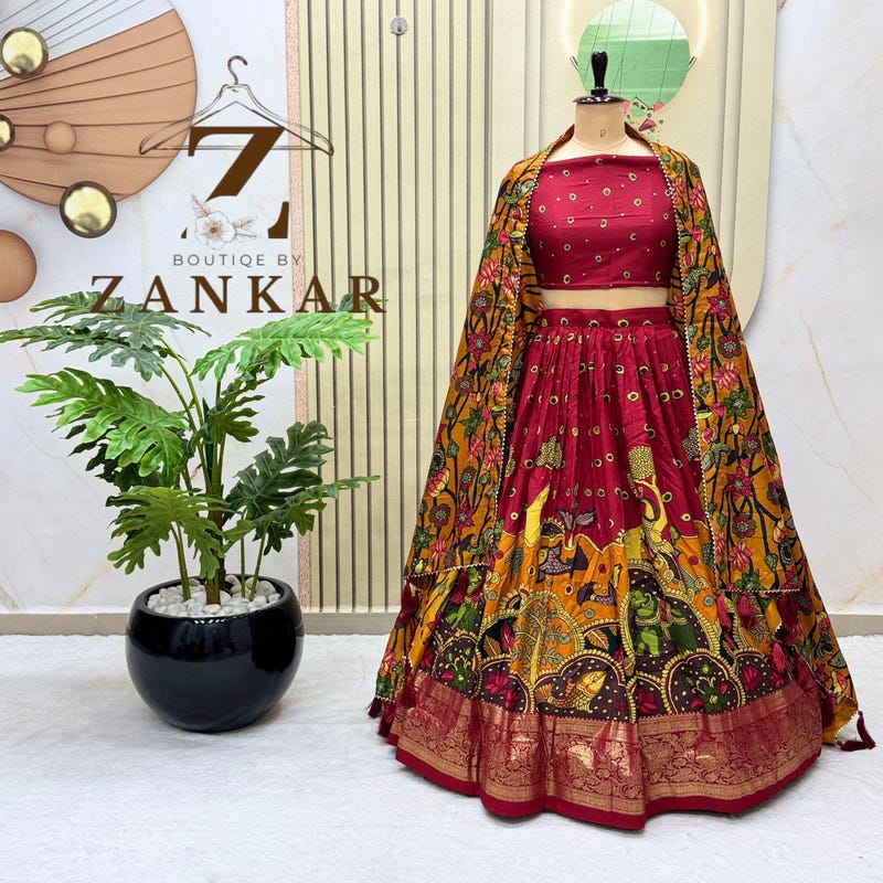 Buy Traditional Langa Voni Online In India - Etsy India