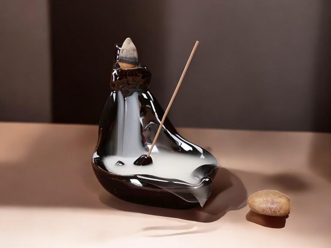Ceramic Backflow Stick Incense Burner – Zen Yoga Home Decor - Etsy