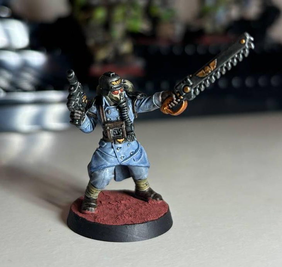 Painted Death Korps of Krieg Miniature, Painted Krieg Miniature ...