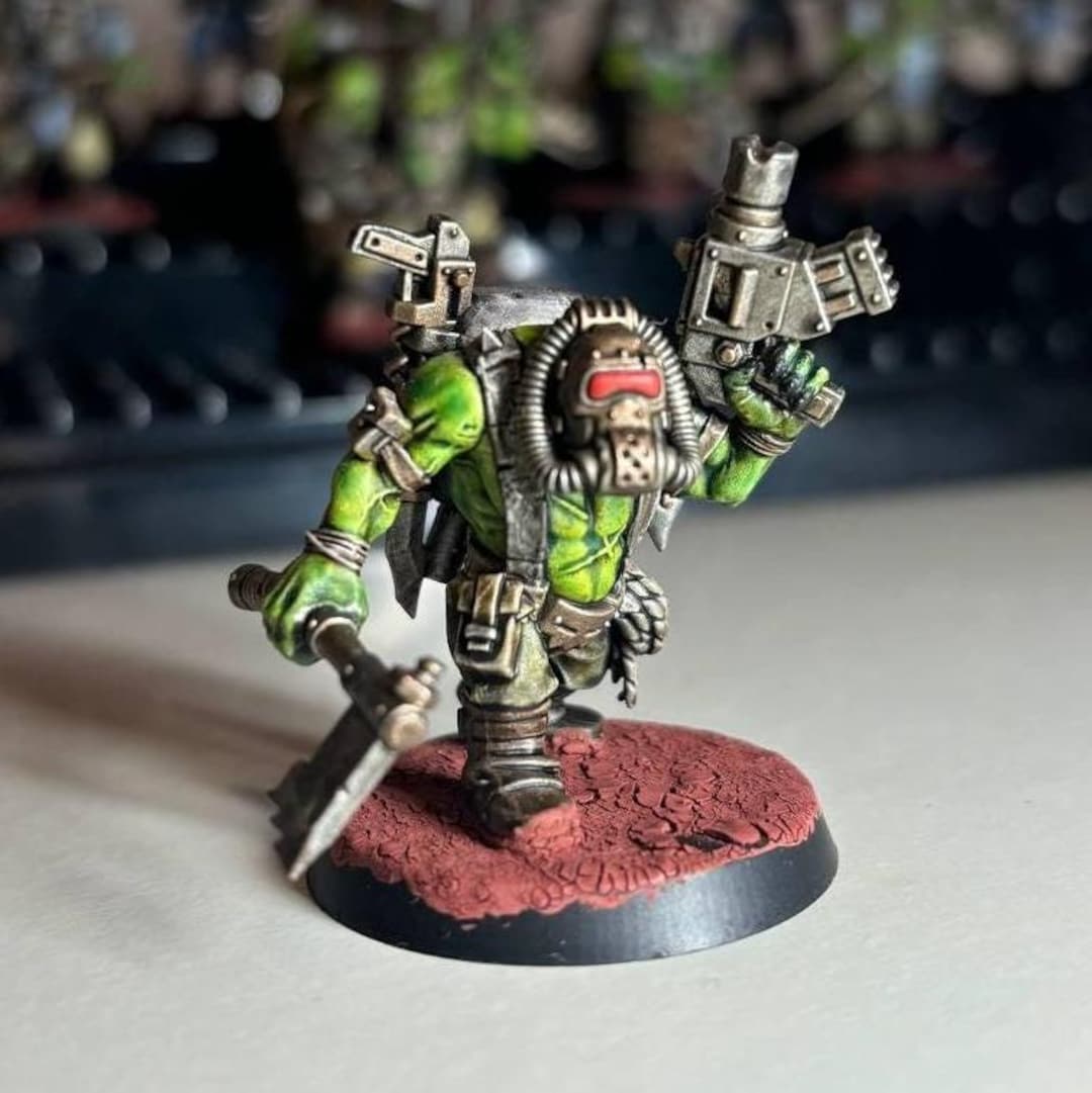 Painted Kommandos Kill Team, Painted Kommandos Ork Miniature, Painted ...
