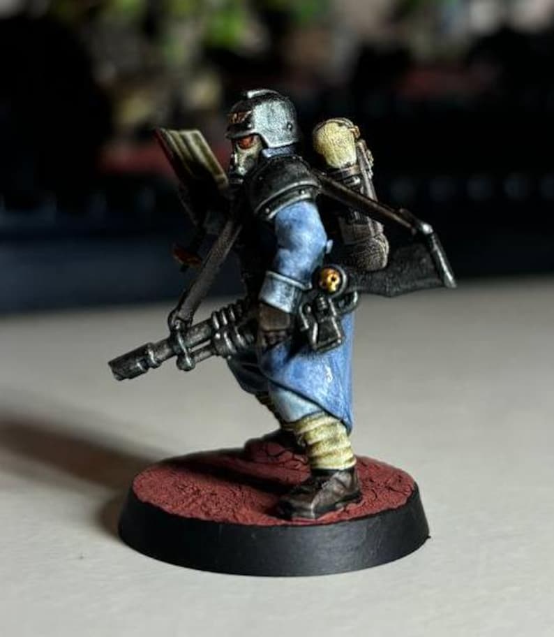 Painted Death Korps of Krieg Miniature, Painted Krieg Miniature ...