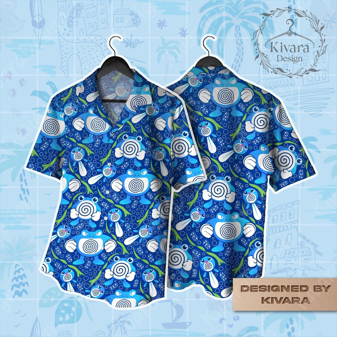 Poli Evolution Hawaiian Shirt Waves, Whirlpools, Water-type Vibes Shirt ...