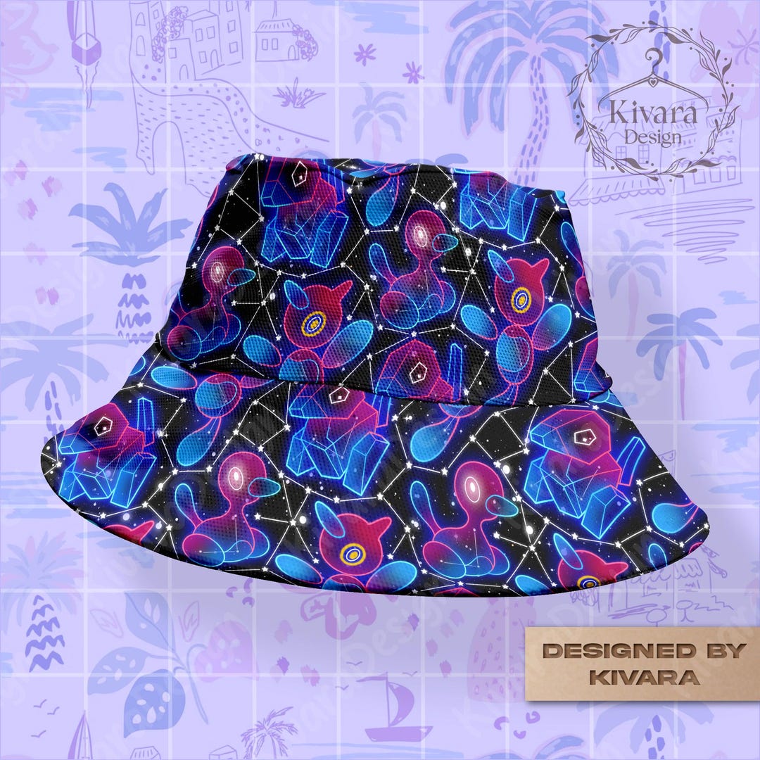 Pory Mystic Bucket Hat Cute Type Summer Hat Video Game Hat Gift - Etsy