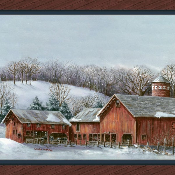 Rustic Cabin Quilt Panel - Etsy