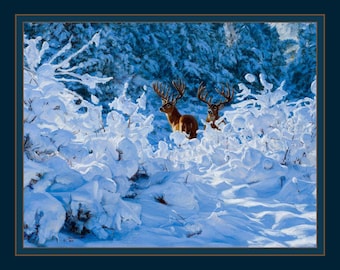 MONSTER BUCK Fabric Quilt Panel 100% Cotton, Deer, Buck, Hunting - Etsy