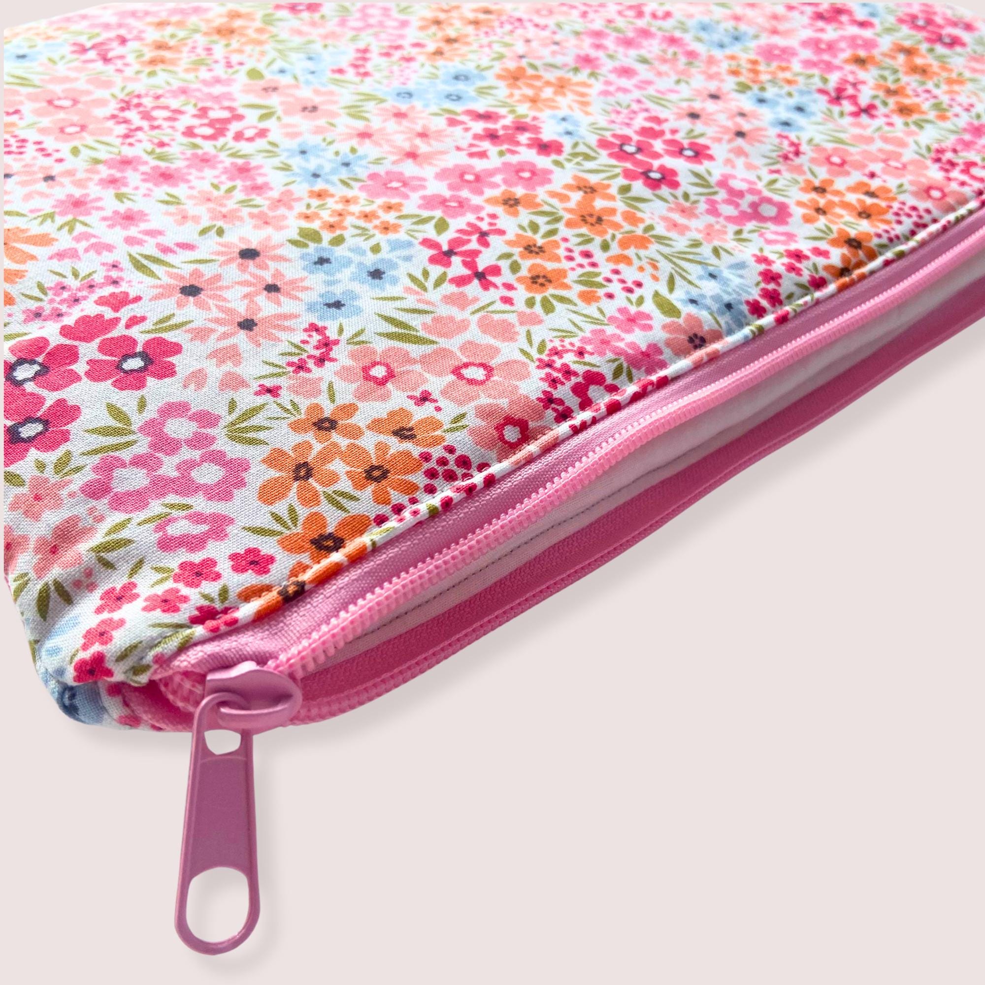 Floral Laptop Sleeve | Quilted Laptop Sleeve | Pink Laptop Case ...