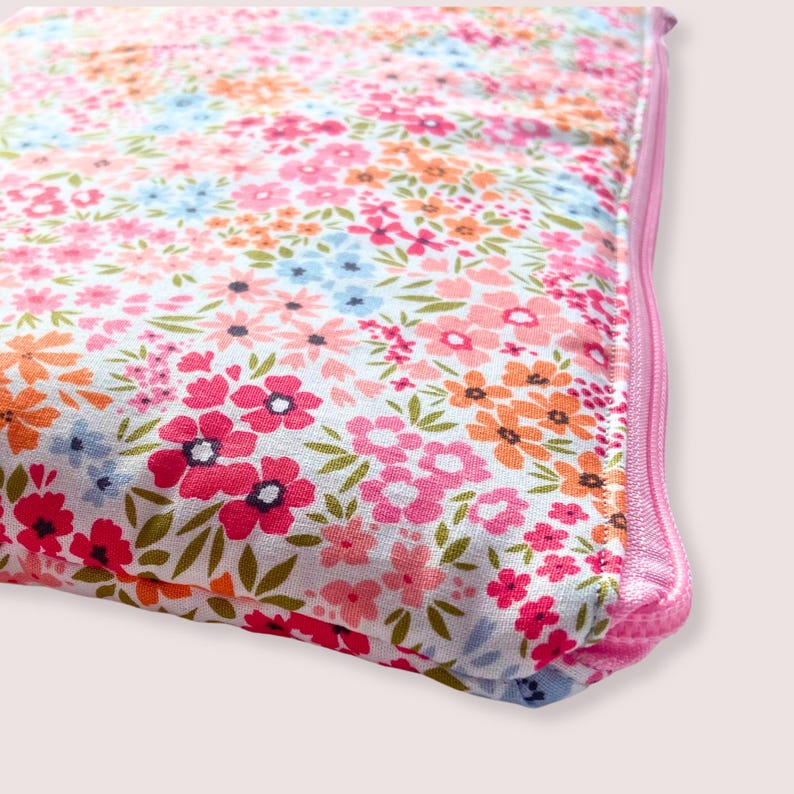 Floral Laptop Sleeve | Quilted Laptop Sleeve | Pink Laptop Case ...