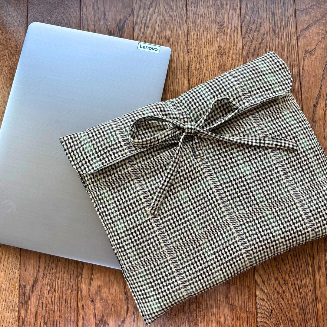 Classic Plaid Laptop Sleeve | Quilted Laptop Case With Bow | Stylish ...