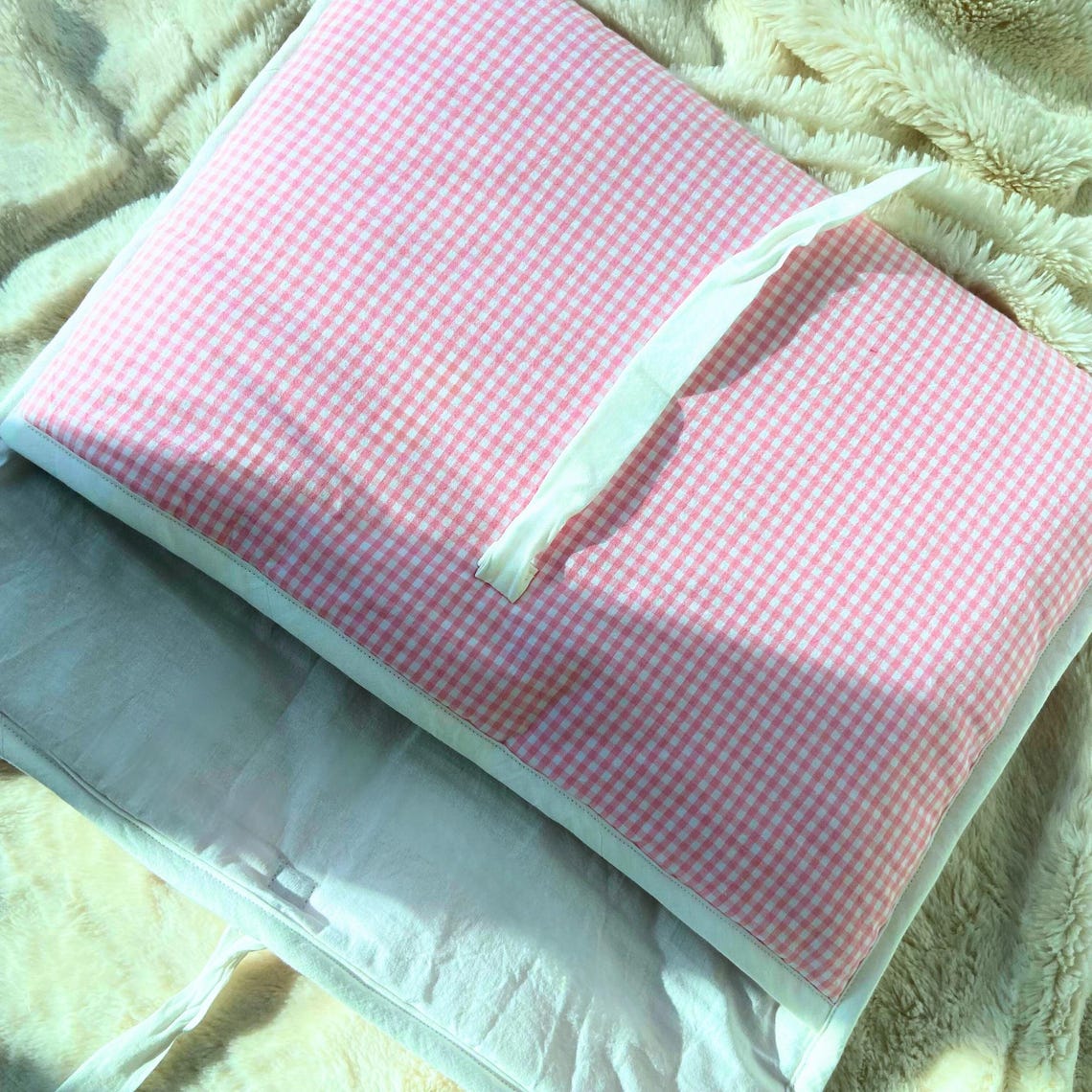 Pink Gingham Laptop Sleeve | Pink Laptop Case | Aesthetic Laptop Case ...