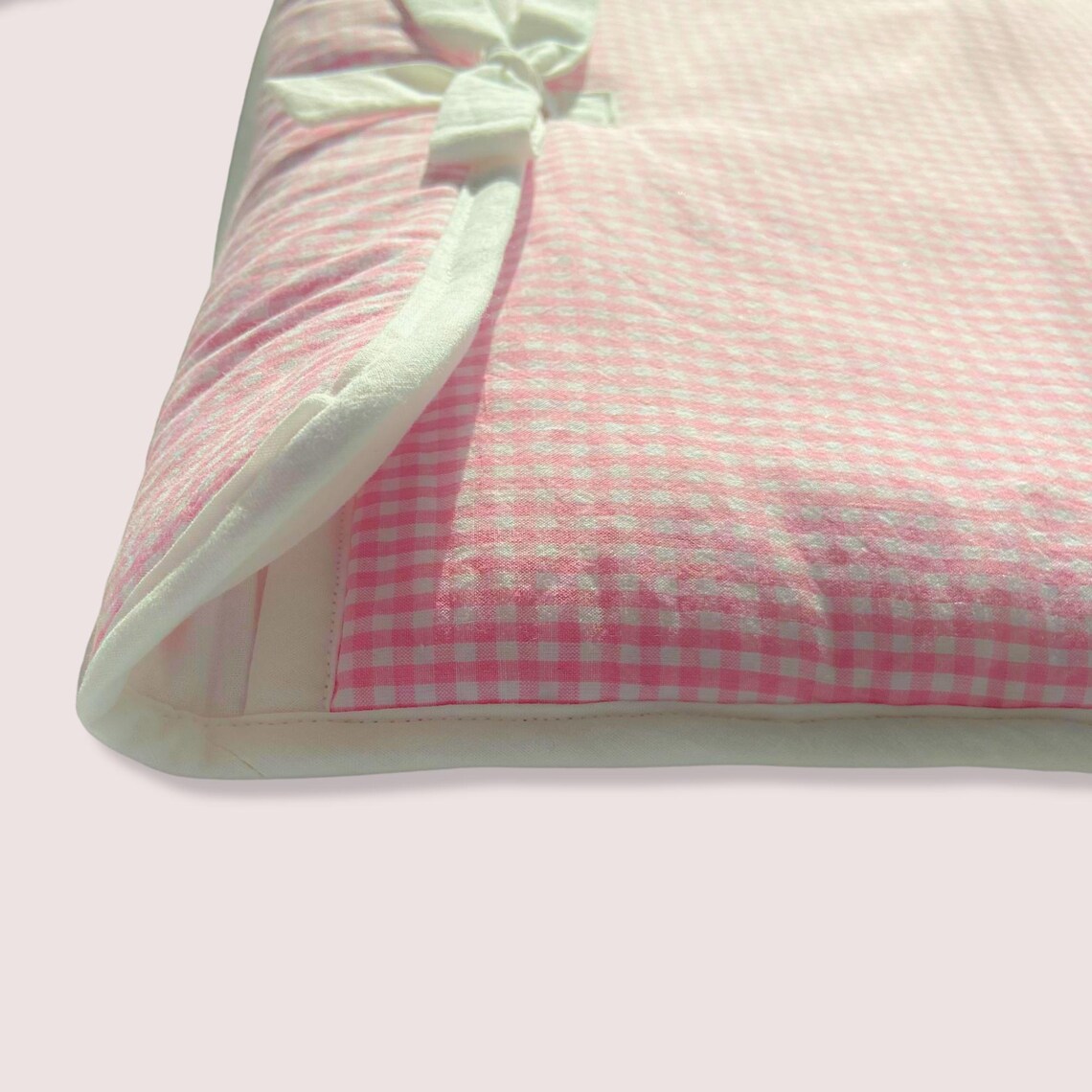 Pink Gingham Laptop Sleeve | Pink Laptop Case | Aesthetic Laptop Case ...