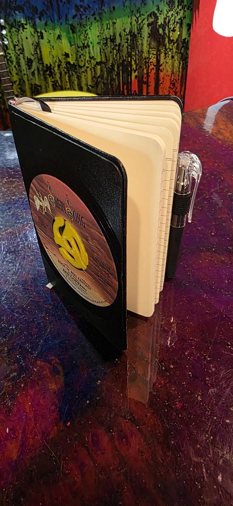 Vinyl Record Pocket Journal / Notebook: Bad Company "rock N Roll ...