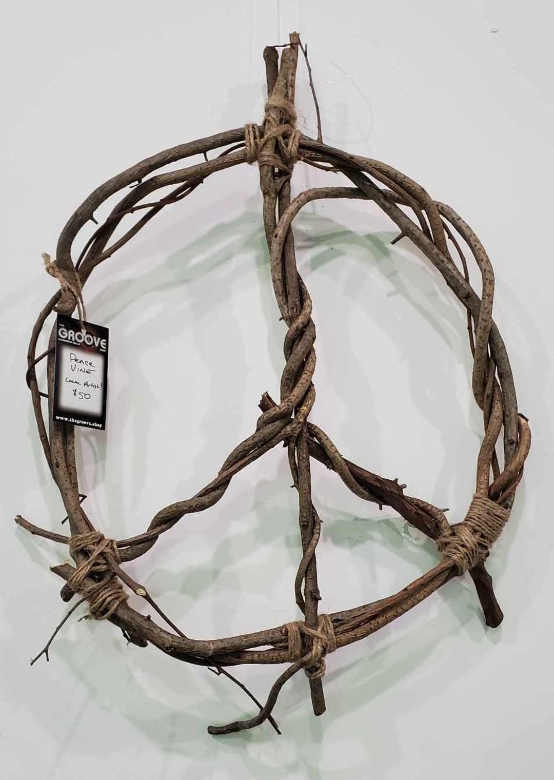 Hand Crafted Peace Sign Wall Art / Wall Hanging / Wreath - Etsy