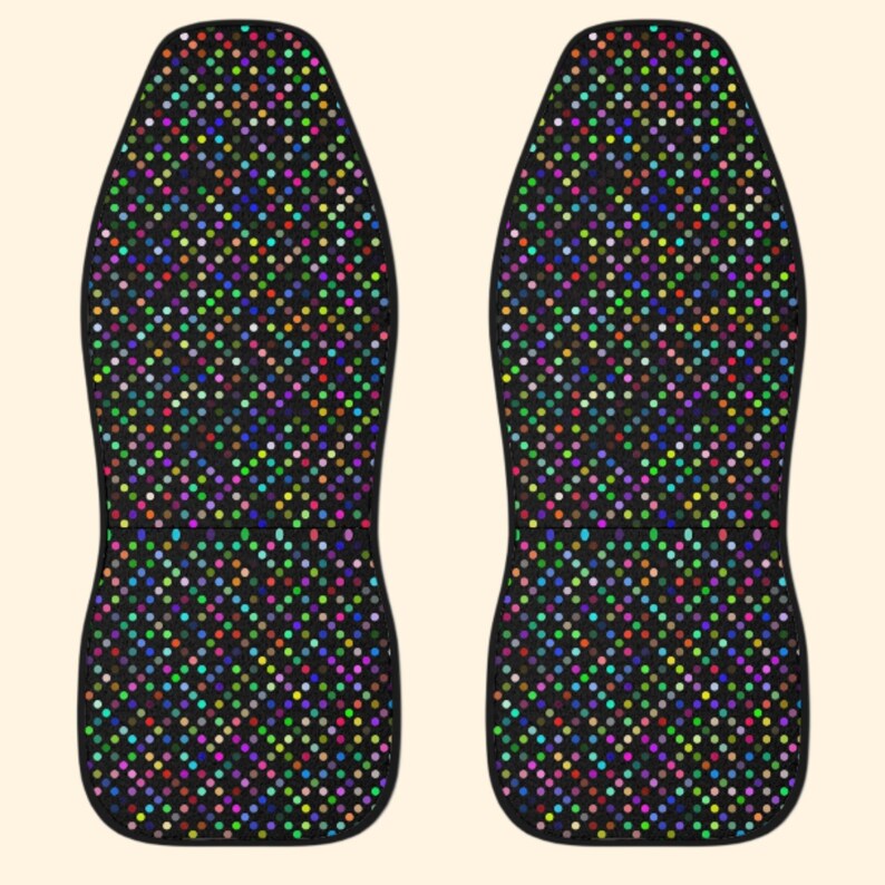 Polka Dot Seat Covers, Colorful Car Seat Covers, Cute Car Interior ...