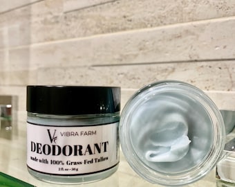 Handmade Tallow Deodorant: Grass-fed, All-natural - Etsy