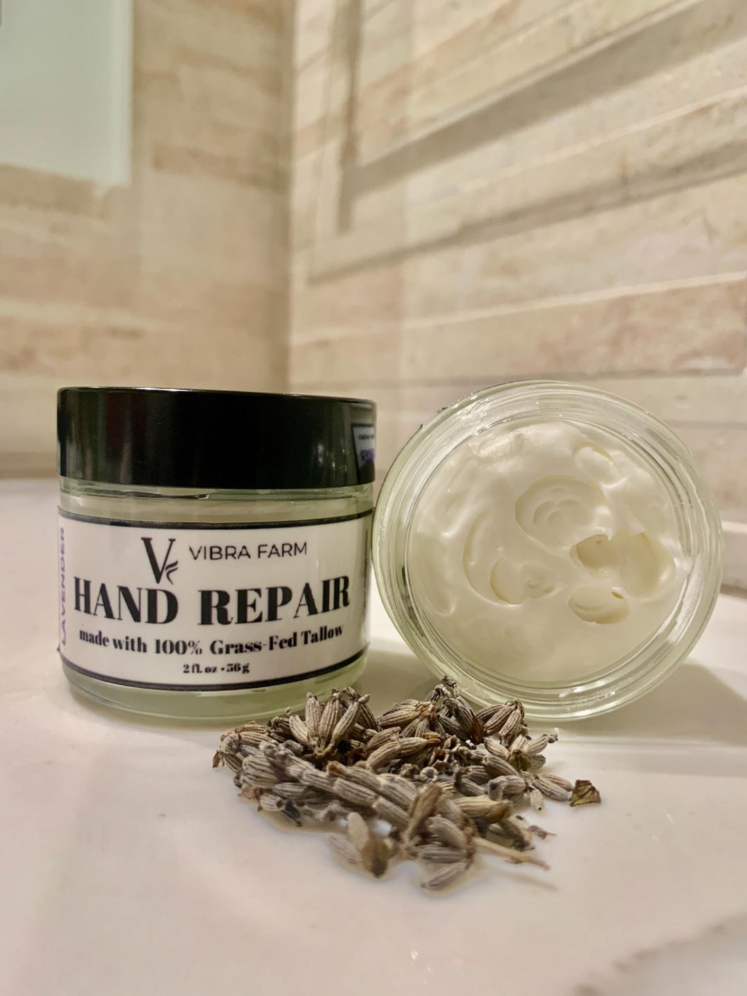 Tallow Hand Cream, Natural Lavender Hand Cream, Natural Hand Repair ...