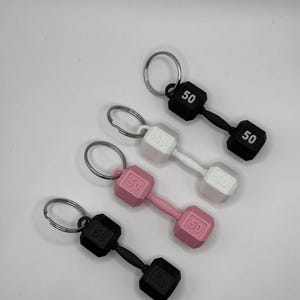 Gym Weight Keychain; Dumbbell, Kettlebell, and Gym Accessories - Etsy