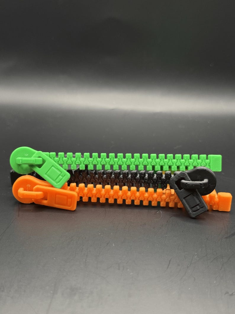 Zipper Bookmark - Unique 3D Printed Book Accessory, Cool Gift for ...