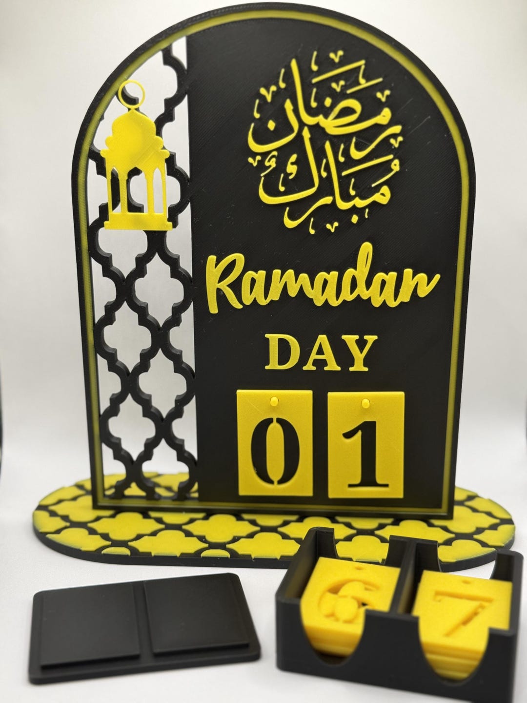 Ramadan Countdown Calendar - Islamic Decor - Ramadan Day Counter - Eid ...