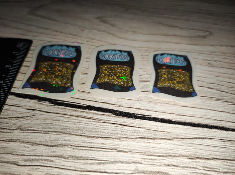 Gravity Falls Bill Cipher Doritos Stickers - Etsy