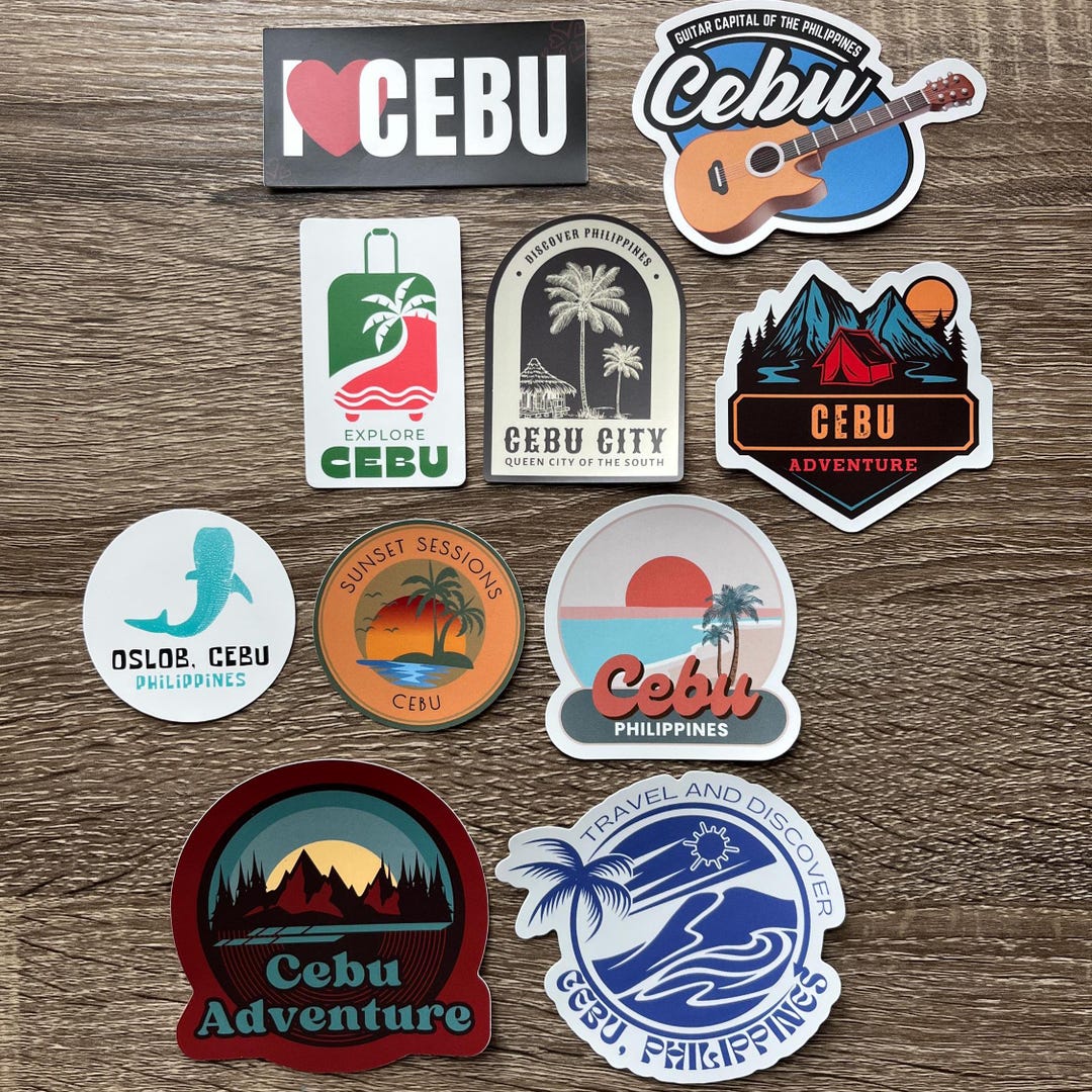 Cebu Stickers | Filipino Stickers | Pinoy Stickers | Cebu Beach ...