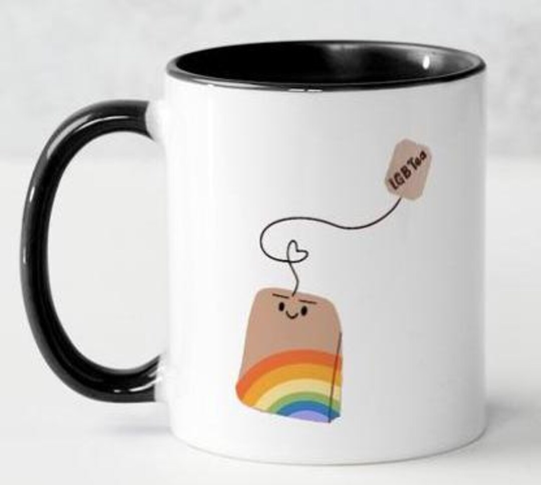 LGBTQ Lgbtea Pride Mug for Anyone Dishwasher & Microwave Safe (LGBT ...