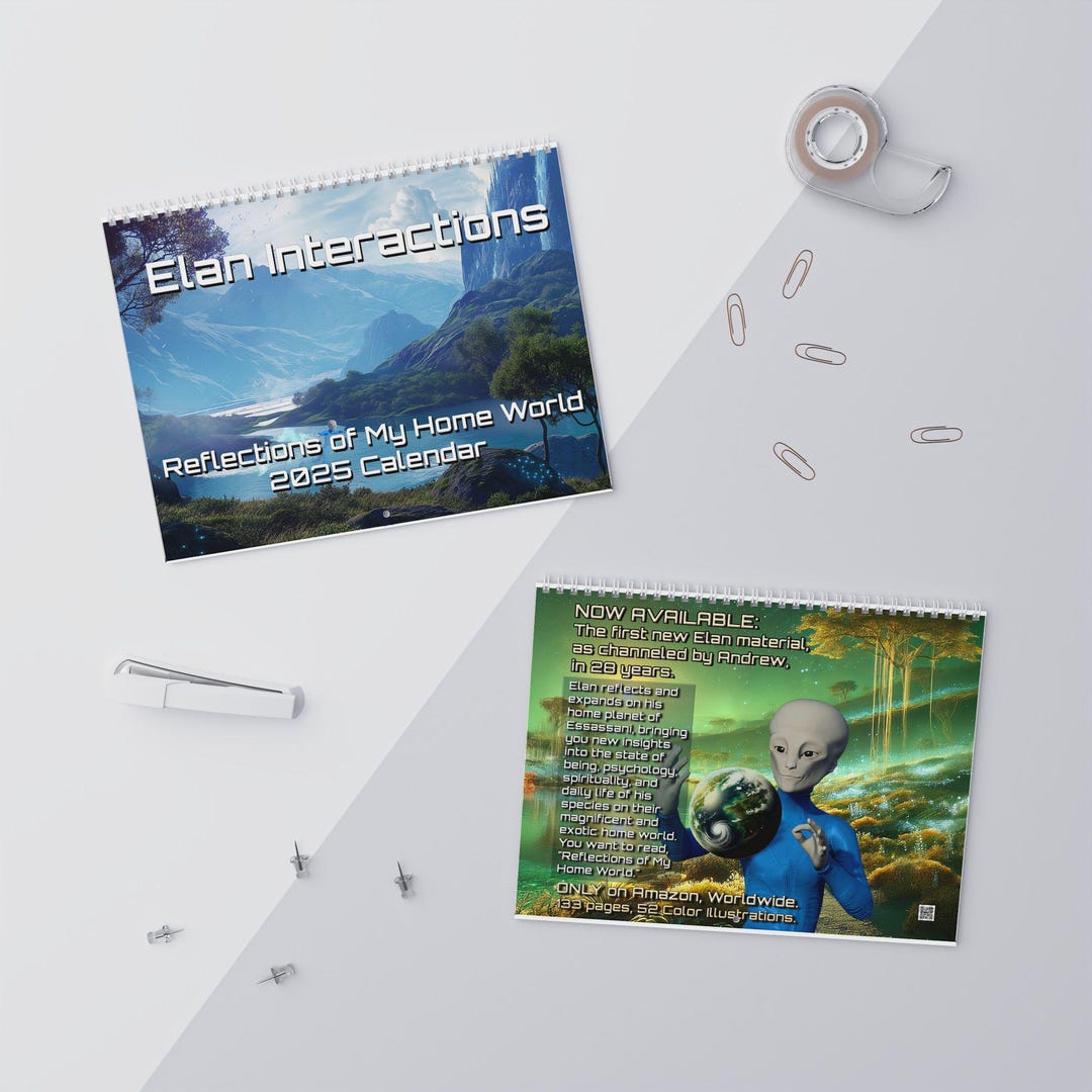 Elan Interactions - Reflections of My Home World Wall Calendar (2025) - Etsy