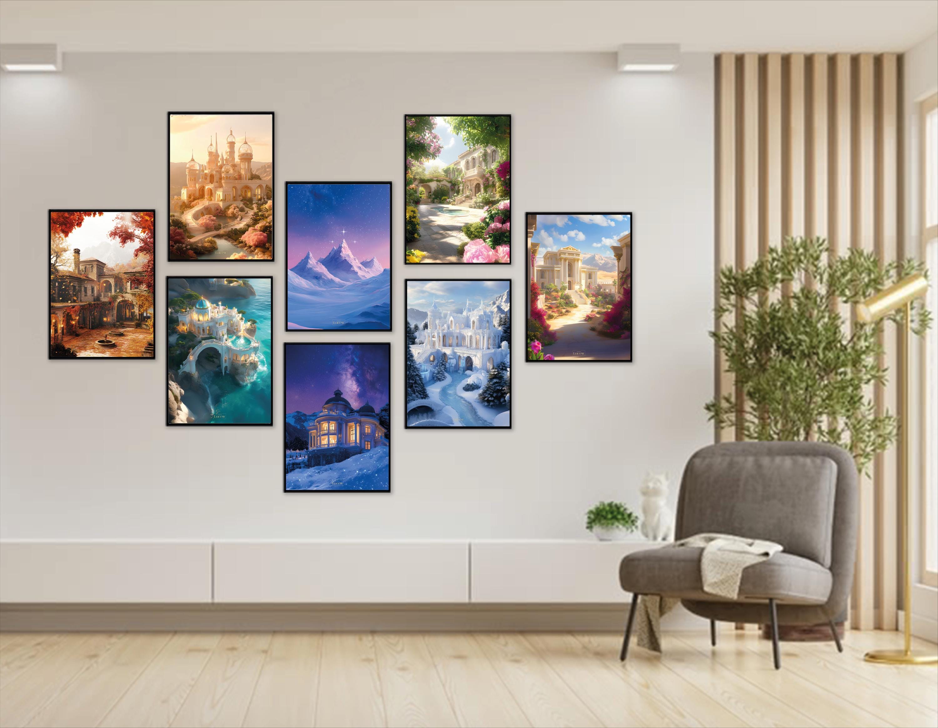 ACOTAR Prythian Courts Gallery + 1 Bonus / Digital Print Art / Sarah J ...