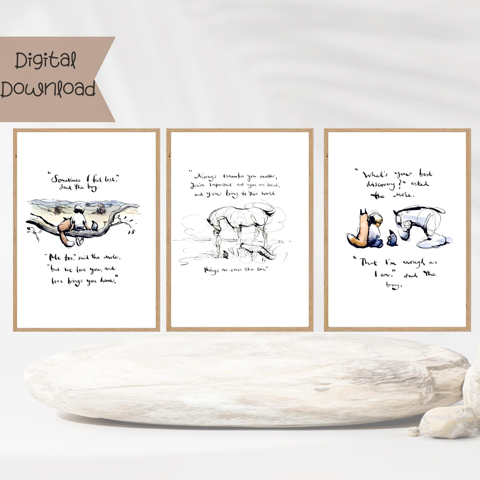 The Boy the Mole the Fox and the Horse by Charlie Mackesy Book Page Art ...