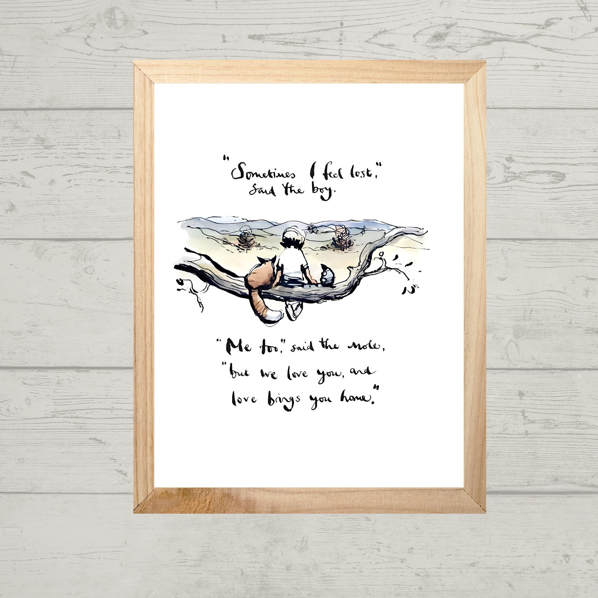 The Boy the Mole the Fox and the Horse by Charlie Mackesy Book Page Art ...