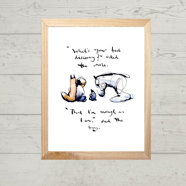 The Boy the Mole the Fox and the Horse by Charlie Mackesy Book Page Art ...