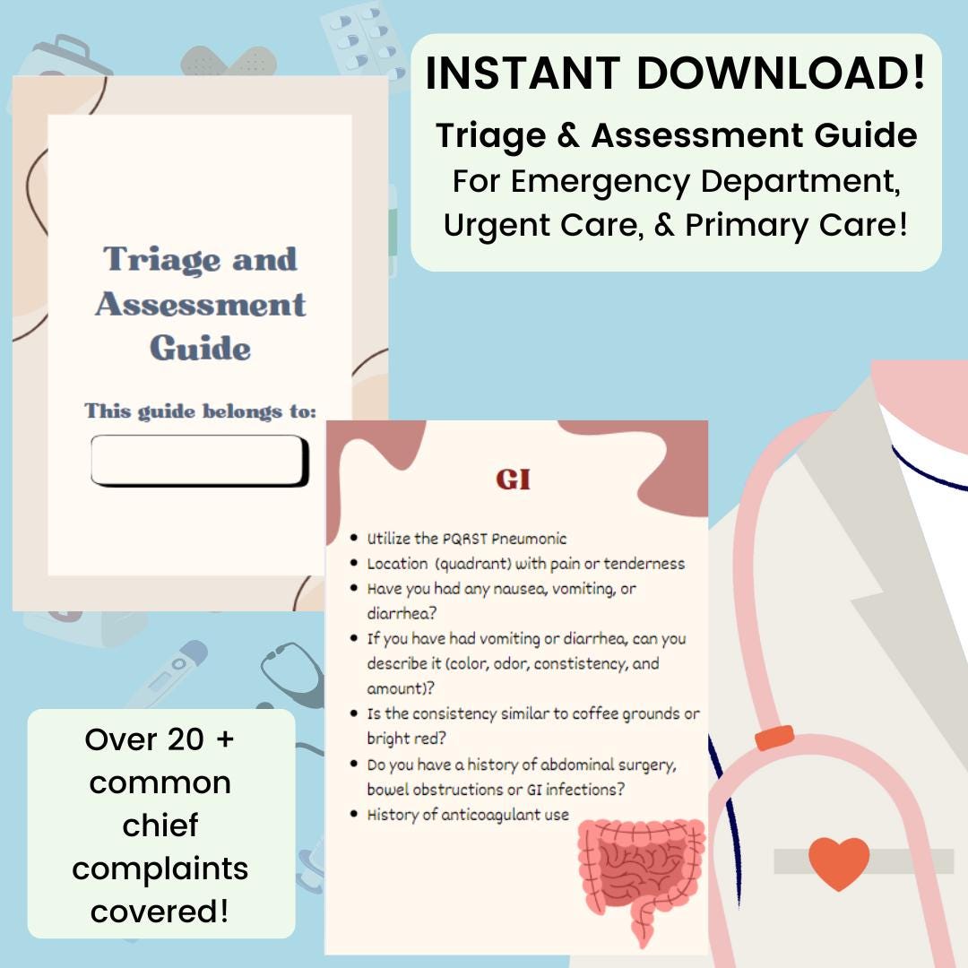 Triage and Assessment Guide - Etsy
