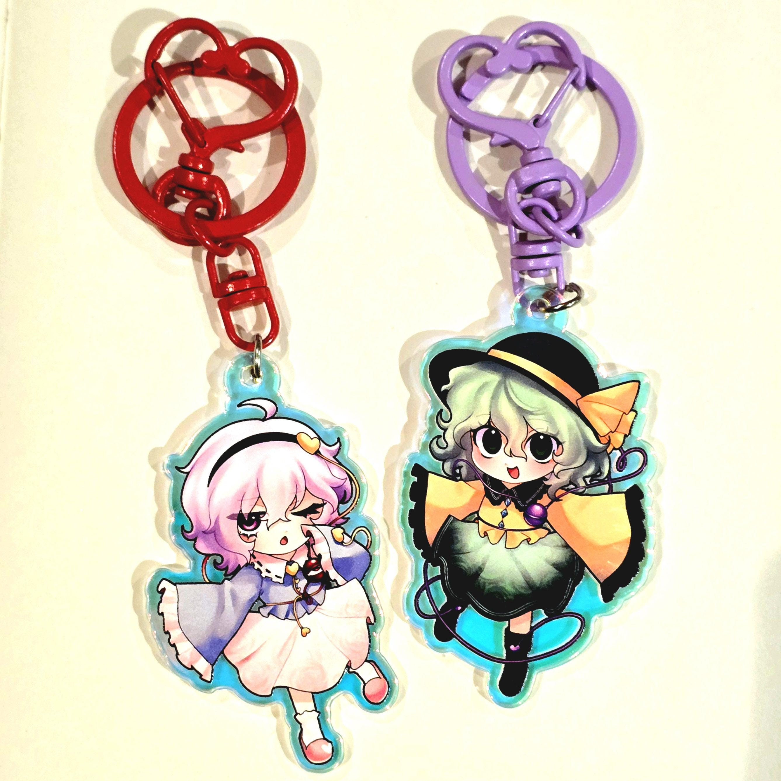 Touhou Project Komeiji Sisters Holographic Acrylic Keychain - Etsy