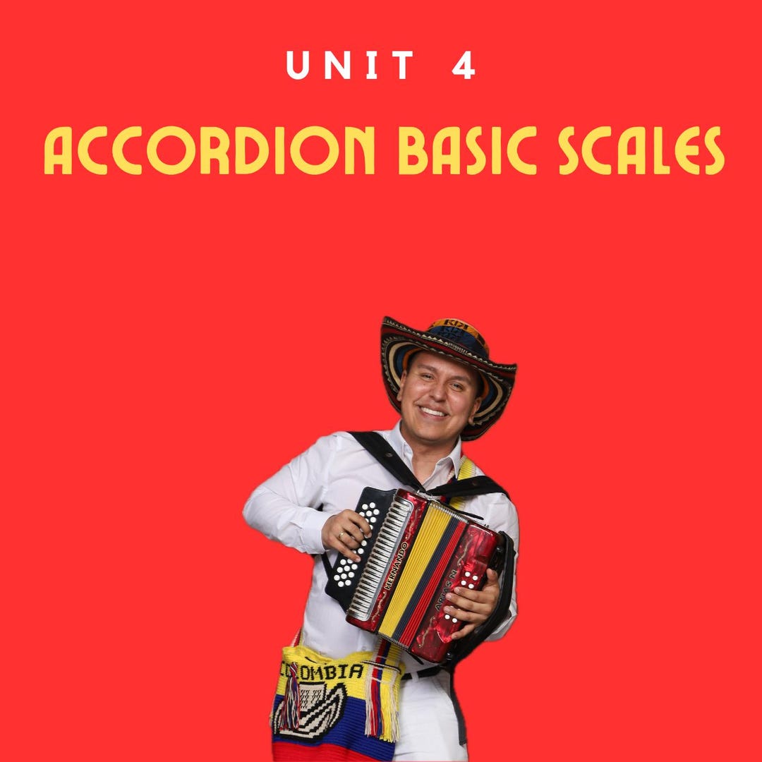 Unidad 4 Escalas básicas del acordeón - Etsy España