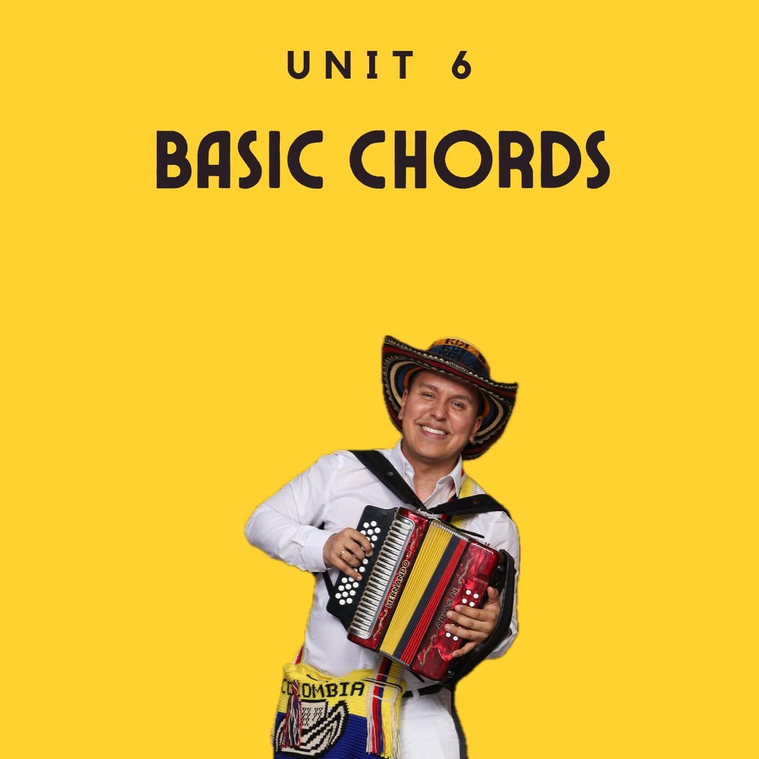 Unit 6 Basic Chords - Etsy